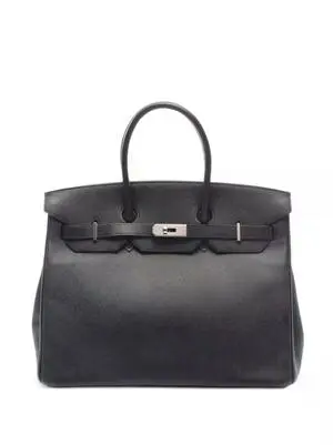 Hermès Birkin 35 Leather Tote Bag - Black