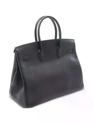 Hermès Birkin 35 Leather Tote Bag - Black