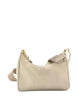 Prada Re-edition 2005 Shoulder Bag Tessuto - Neutrals