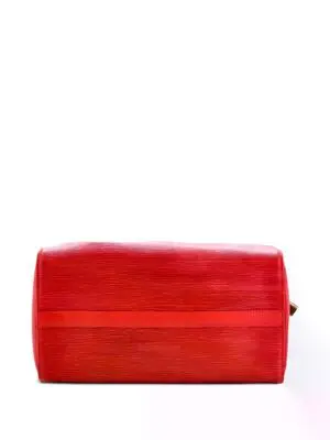 LOUIS VUITTON Speedy Epi Leather Satchel - Red
