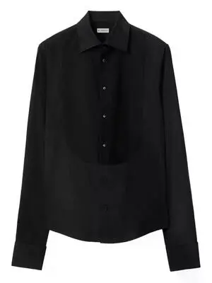 Burberry Piqué Bib-cotton Shirt