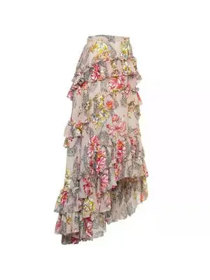 Philosophy Di Lorenzo Serafini Floral Ruffle Skirt