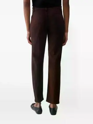 Liu Jo Logo Embroidered Straight-leg Jeans - Brown