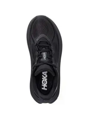 HOKA® Kawana 3 Mesh Panelled Sneakers - Black