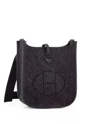 Hermès Evelyn Bag Gen Iii Felt Tpm Crossbody Bag - Black