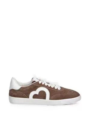 Moschino Heart Suede Sneakers - Brown
