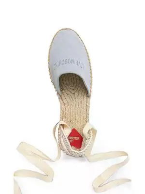 Moschino Logo-detailed Tie-fastening Espadrilles