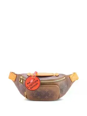 LOUIS VUITTON Rush Bumbag Monogram Dust Leather Belt Bag - Brown
