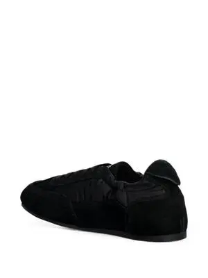 Moschino Suede-panelled Logo-tag Sneakers