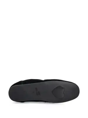 Moschino Suede-panelled Logo-tag Sneakers