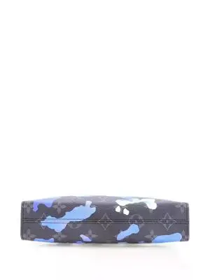 LOUIS VUITTON Gaston Wearable Wallet Sunrise Monogram Eclipse Canvas Crossbody Bag