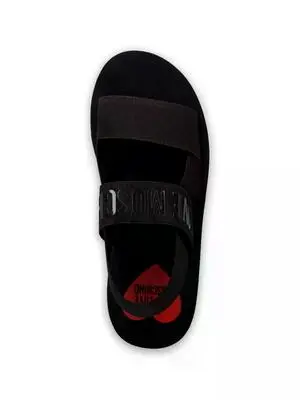 Moschino Elasticated Logo Sandals