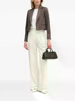 PEDRO DEL HIERRO Pinstripe Cropped Blazer