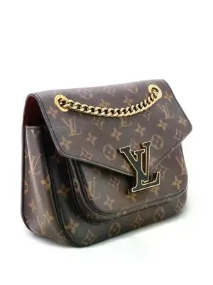 LOUIS VUITTON Passy Monogram Canvas Crossbody Bag - Brown