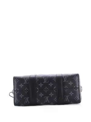 LOUIS VUITTON City Keepall Bag Reverse Monogram Eclipse Canvas Crossbody Bag - Black