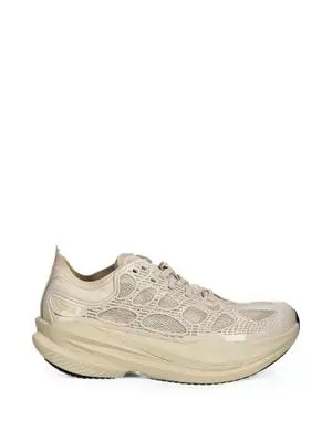 HOKA® Mach X Caged Mesh-panelled Chunky-sole Sneakers - Neutrals