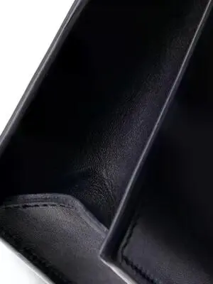 Saint Laurent Classic Monogram Tassel Chain Wallet Leather Crossbody Bag - Black