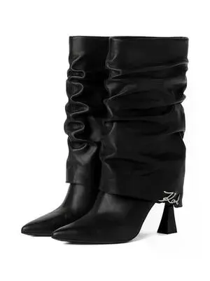 Karl Lagerfeld Debutante Midi Slouch Boots
