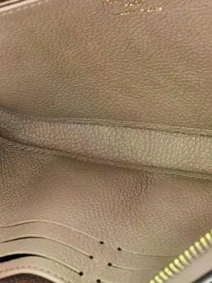 LOUIS VUITTON Zippy Wallet Bicolor Monogram Empreinte Giant Small Wallets - Neutrals