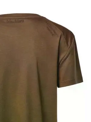 Max Mara Embroidered T-shirt - Brown