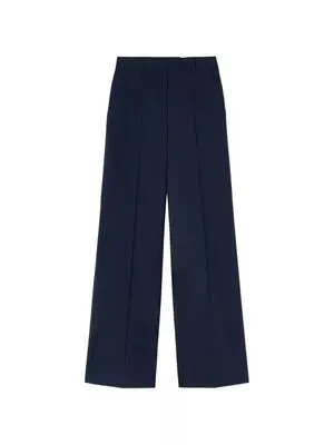 RETORI Pleated Wide-leg Trousers - Blue