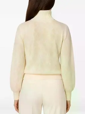 RETORI Argyle-jacquard Turtleneck Sweater