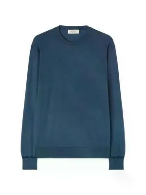 RETORI Retroli Long Sleeve Crew Neck Sweatshirt - Blue