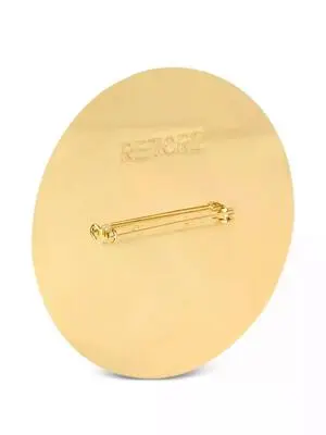 RETORI Damier Round Brooch