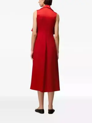 RETORI Draped Midi Dress