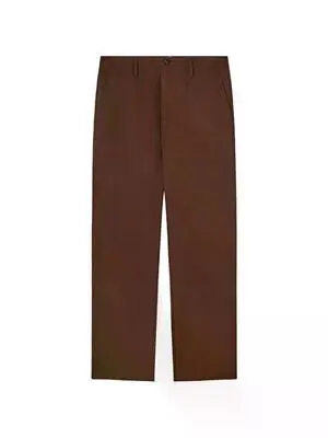 RETORI Denim-effect Straight-leg Trousers - Brown
