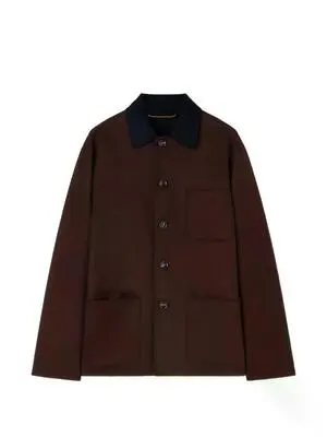 RETORI Reversible Virgin-wool Overshirt - Brown