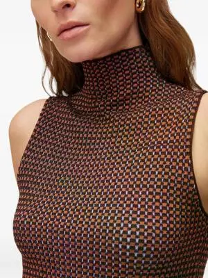 RETORI Jacquard-knit Sleeveless Top