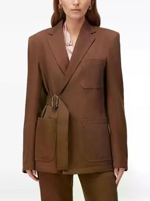 RETORI Belted Denim-effect Jacket