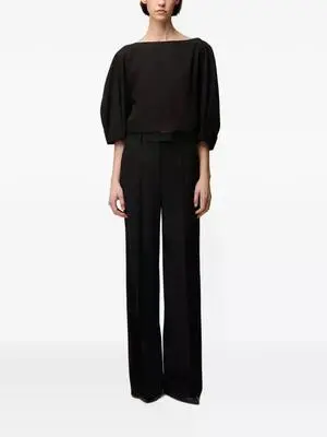 RETORI Pleated Wide-leg Trousers