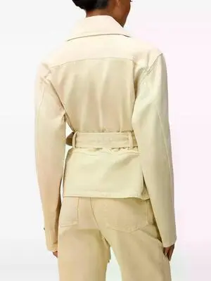 RETORI Retro Denim Jacket With Belt Detail