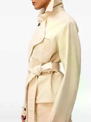 RETORI Retro Denim Jacket With Belt Detail