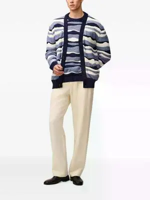 RETORI Belted Straight-leg Trousers