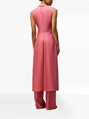 RETORI Silk Wrap Midi Dress