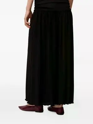 RETORI Draped Maxi Skirt