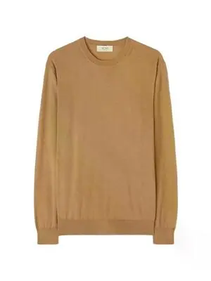 RETORI Crew-neck Long-sleeve T-shirt - Brown