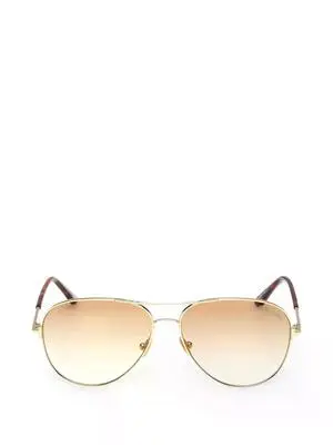 TOM FORD Gradient-lens Sunglasses - Gold