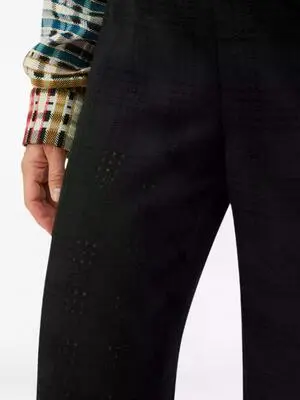 RETORI Weave-effect Cashmere Trousers