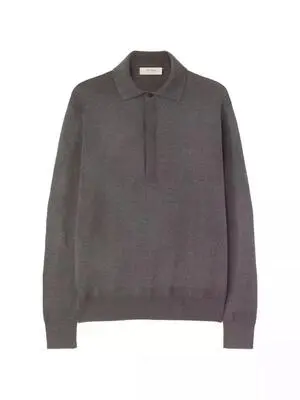 RETORI Long-sleeve Polo Shirt - Grey