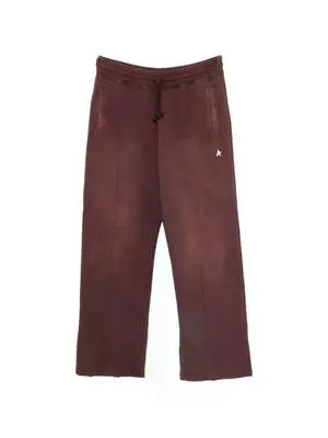 GOLDEN GOOSE Drawstring Track Pants - Red