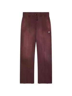 GOLDEN GOOSE Drawstring Track Pants - Red