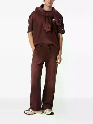 GOLDEN GOOSE Drawstring Track Pants - Red