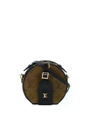 LOUIS VUITTON 2019 Monogram Reverse Mini Boite Chapeau Satchel - Black
