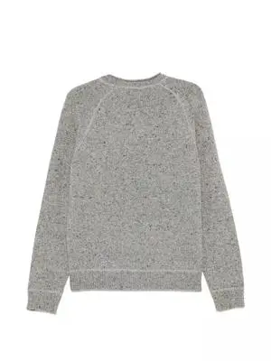 Dsquared2 Logo Patch Flecked Sweater - Grey