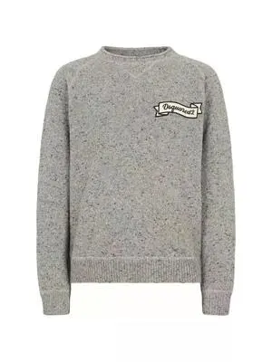 Dsquared2 Cable Knit Crew Neck Pullover - Grey