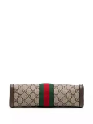 Gucci Ophidia Gg Supreme Web Small Chain Crossbody Bag - Neutrals